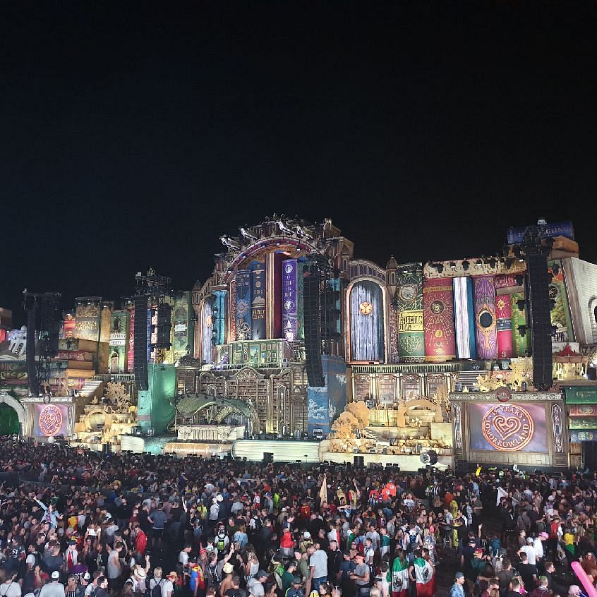 Tomorrowland 2022 Stage At Night
